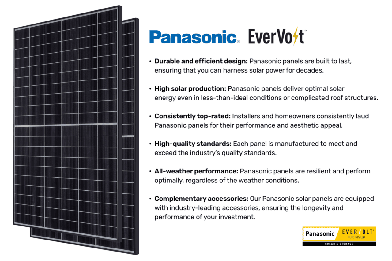 Why we use Panasonic Solar Panels - OC Solar